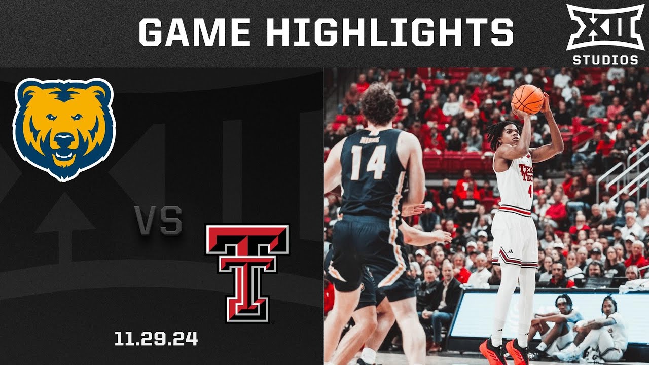 Northern Colorado vs. Texas Tech Game Highlights | 2024-25 Big 12 Men’s ...