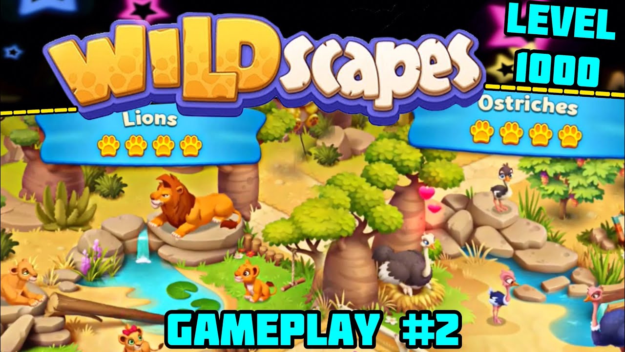 WildScapes - Level 1000 | Episode: 2 | Exotic Animals | GamePlay ...
