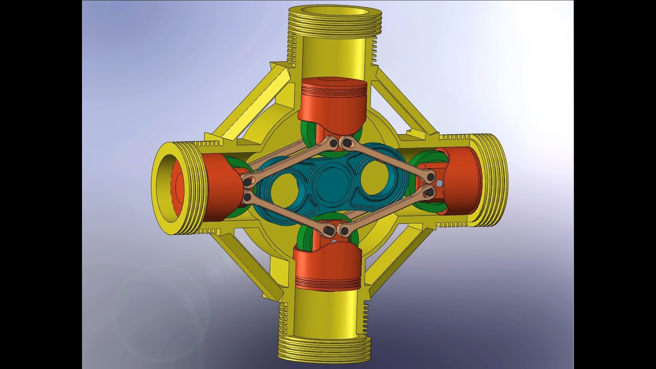 x engine 3D animation video - YouTube