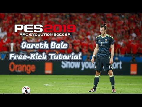 PES 2019 l Gareth Bale Free Kick Tutorial (Dipping Free-Kick)