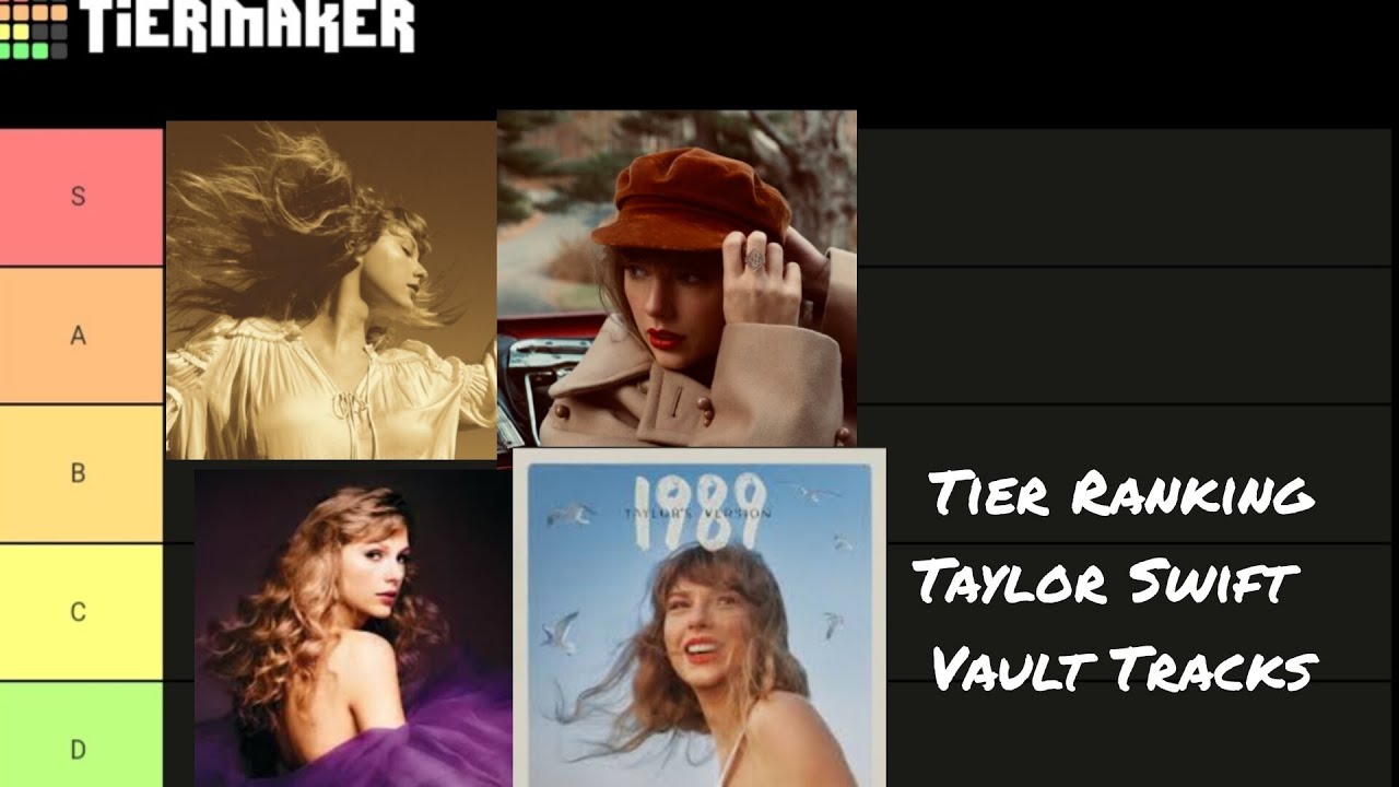 Tier Ranking The Taylor's Version Vault Tracks So Far (Fearless-1989 TV ...