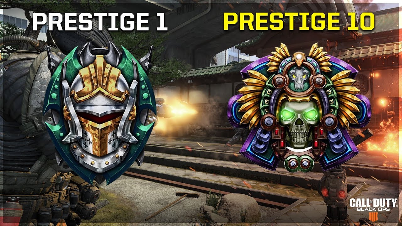 Black Ops 4 - All 10 Prestige Emblems! - YouTube