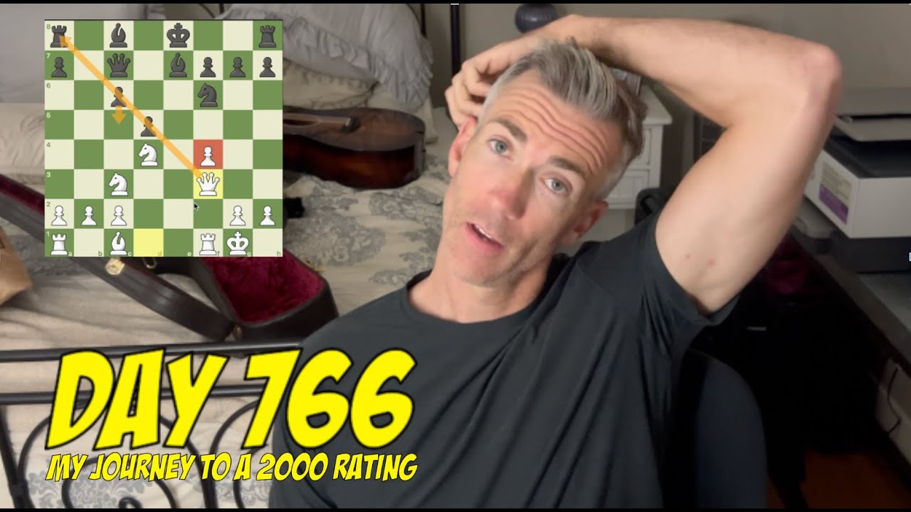 Day 766: Playing chess every day until I reach a 2000 rating - YouTube