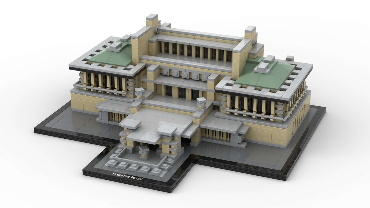 Lego 21017 Imperial Hotel Speed Build Studio Bricklink LDD by PLegoBB ...
