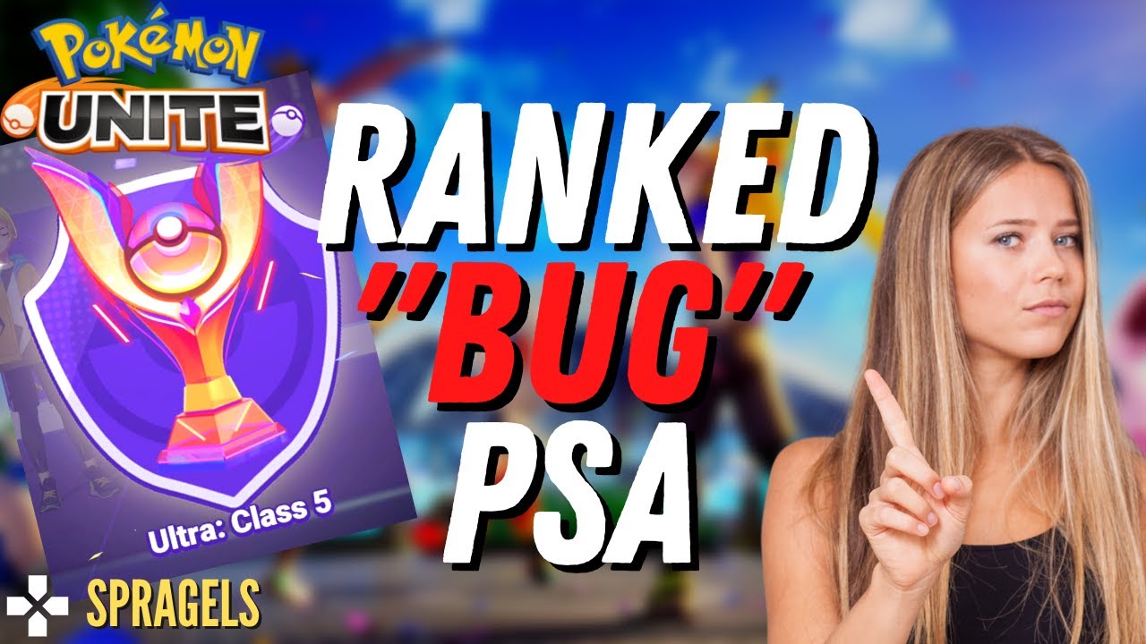 PSA Pokemon Unite Ranked "Bug" - YouTube