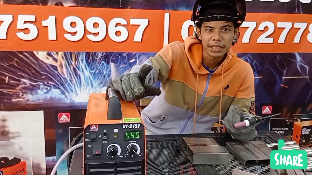 Welder Roy - review Austcorp Machine Welding Inverter VT-215P - YouTube
