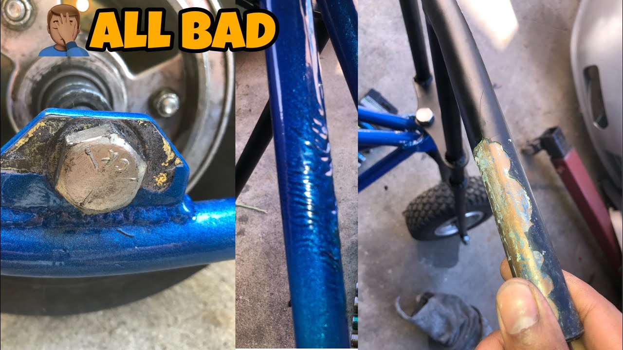 They did Me DIRTY With This Trash Powder Coat Job On My Mini Bike ...