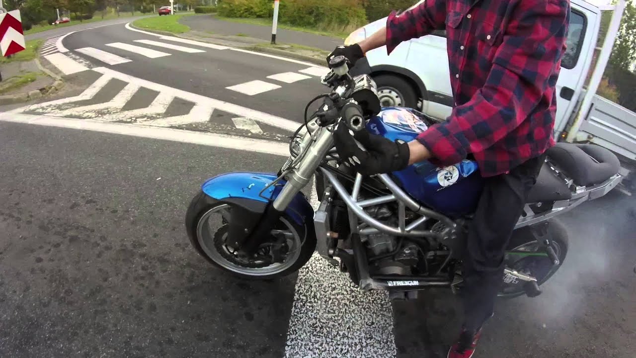 INSANE motorcycle FAIL - unlucky! - YouTube