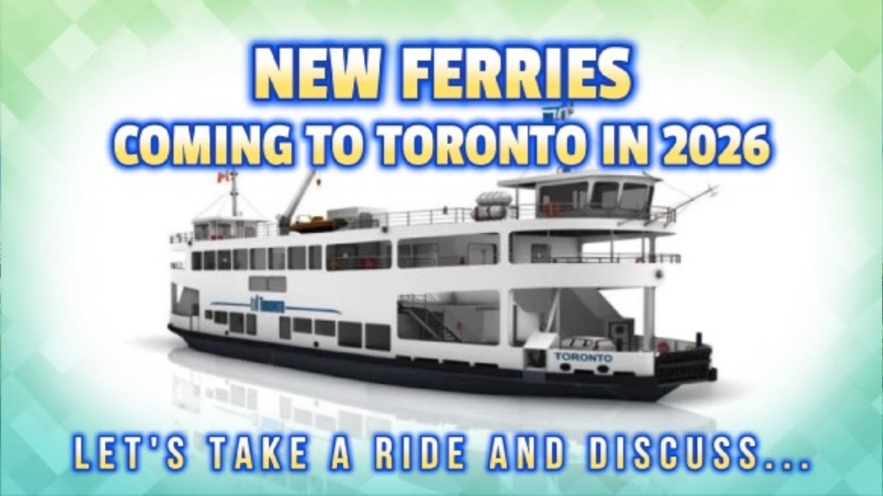 Toronto is Getting New Electric Ferries - Let's go on a Ferry ride to ...