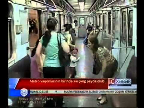 Bakı metrosunda maraqlı hadisə(Xərçəng()