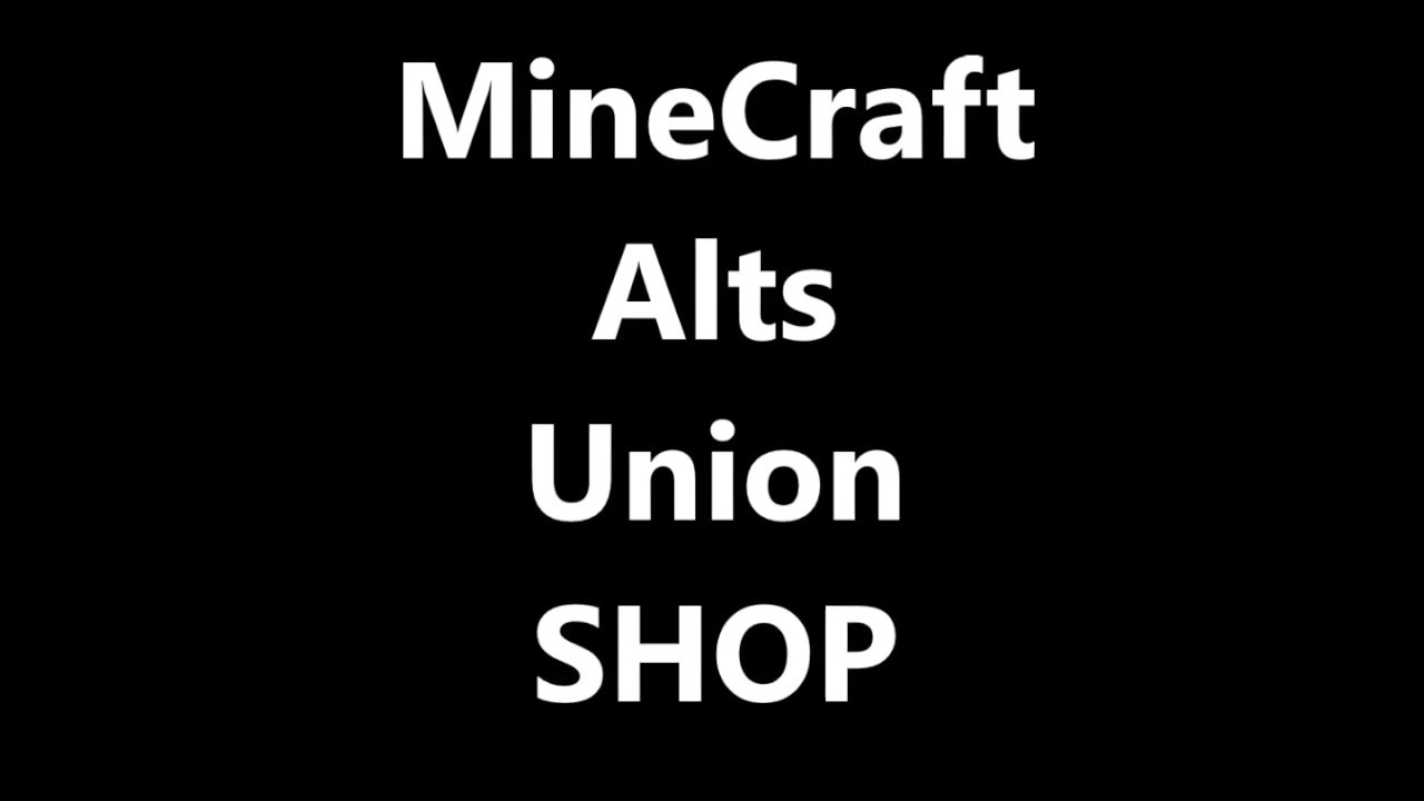 MineCraft Alts SHOP/NFA/SFA/UFA - YouTube