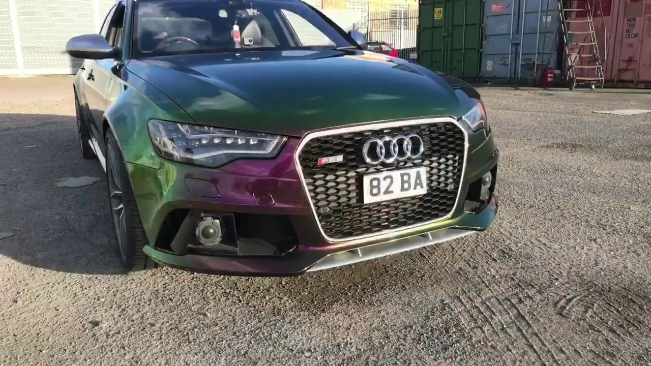 Audi RS6 Liquid Wrapped in AutoFlex Coatings - YouTube