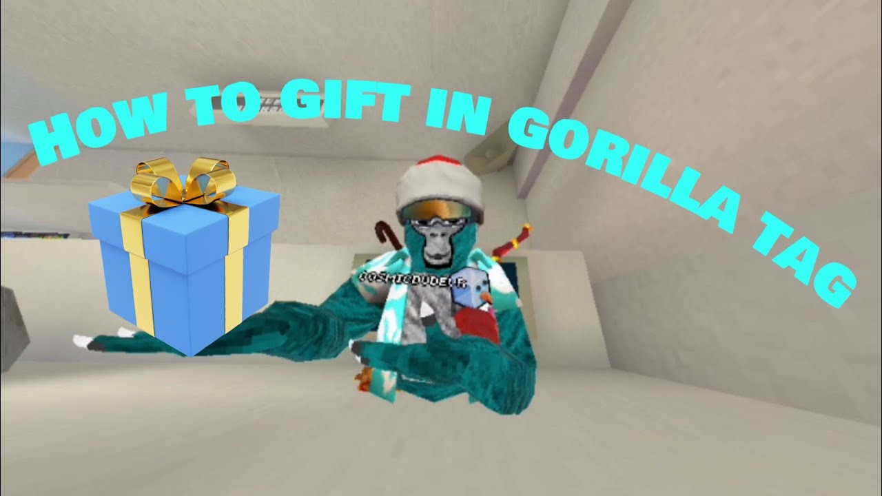 How to gift shiny rocks in gorilla tag - YouTube