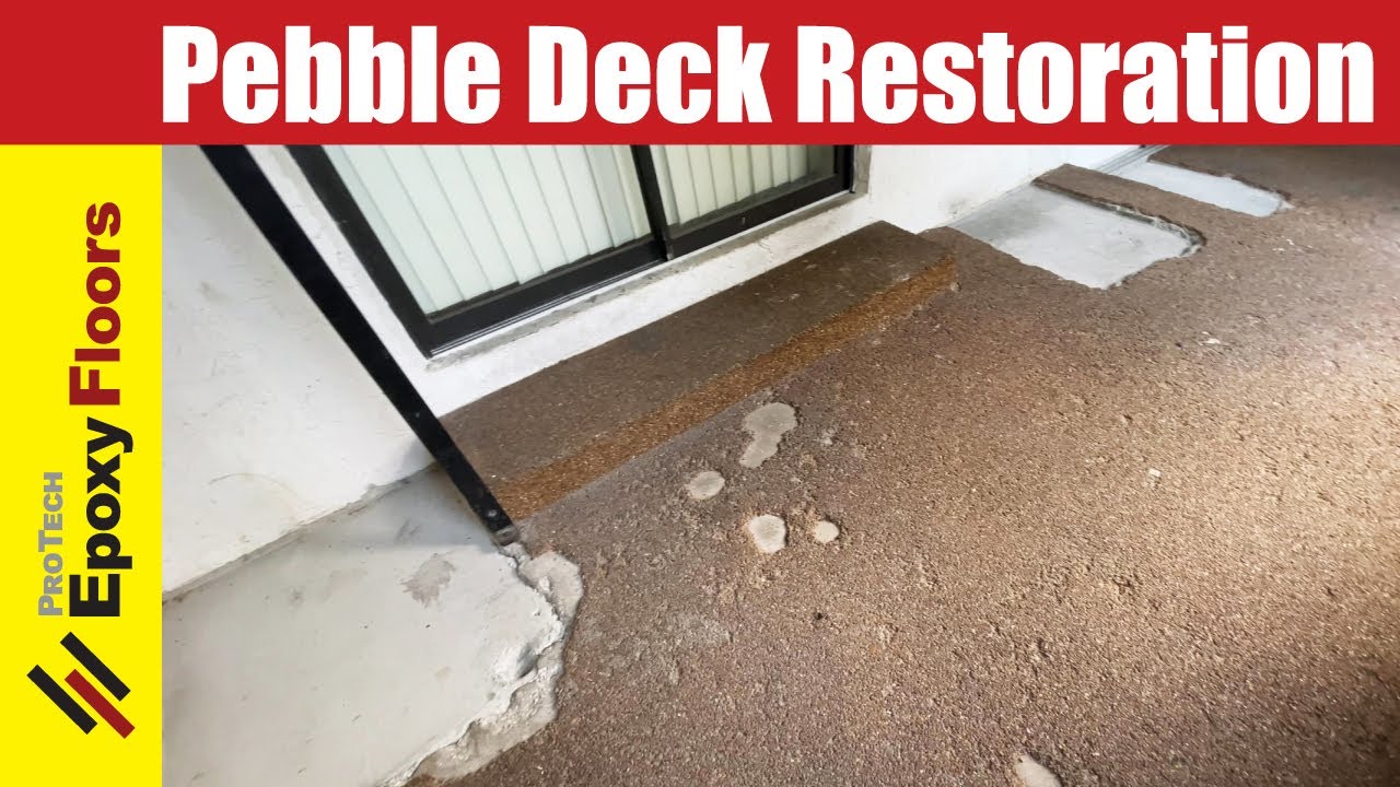 Pebble Deck Restoration - YouTube