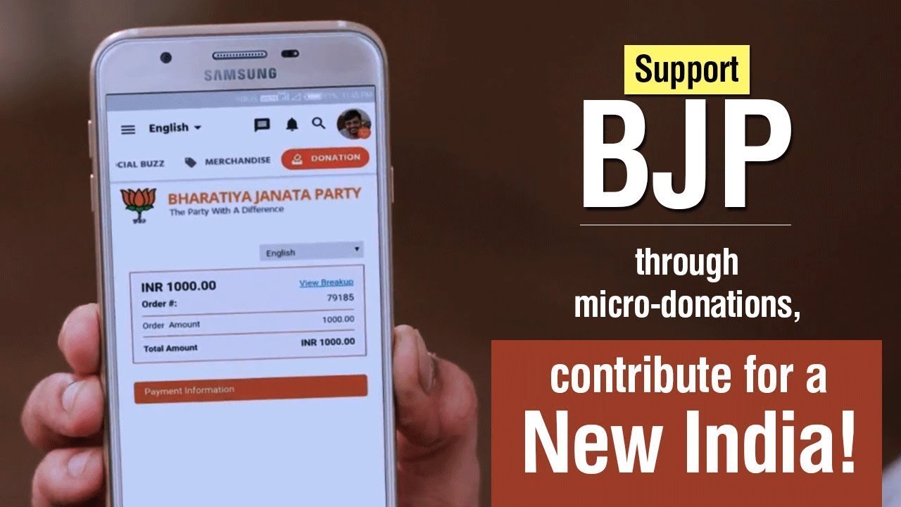Telangana BJP launches special micro-donation campaign - YouTube