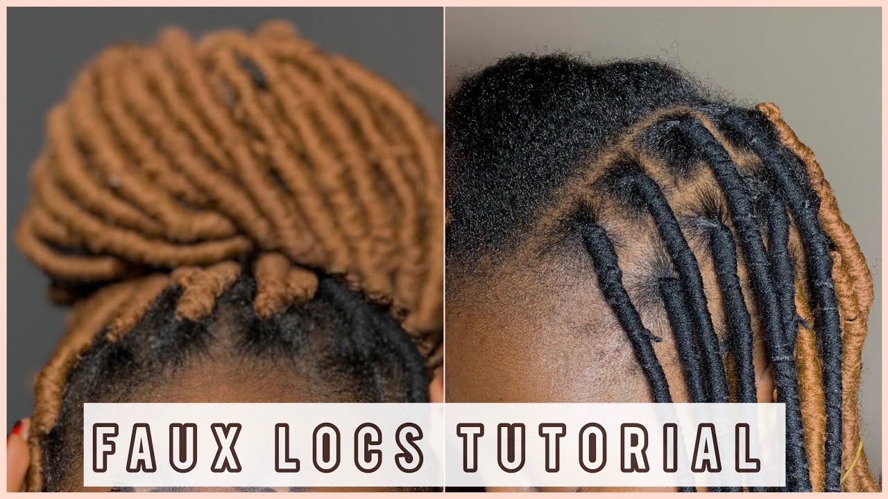DIY FAUX LOCS TUTORIAL | How to do your hair by yourself # ...