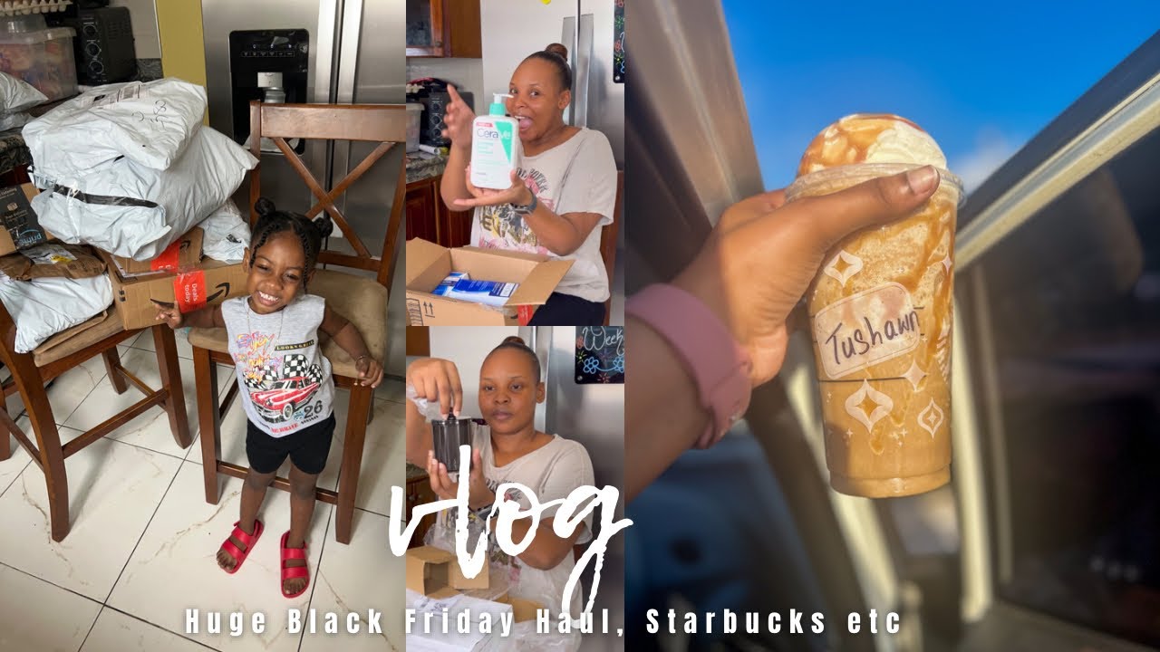 Vlog: Huge Black Friday Haul | Trying Portmore Starbucks + Errands ...