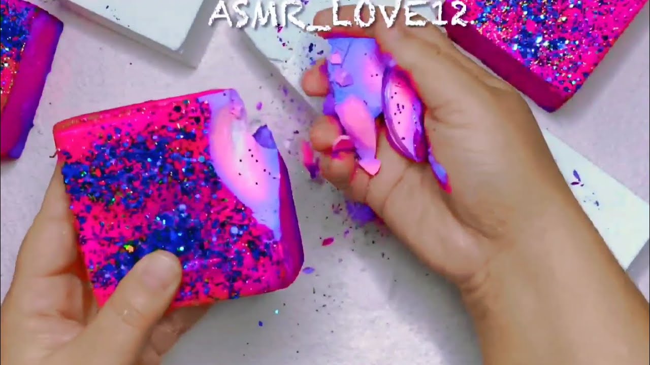 Dyed GymChalk Edit Satisfying Stress Relief Relax Crush Asmr ...