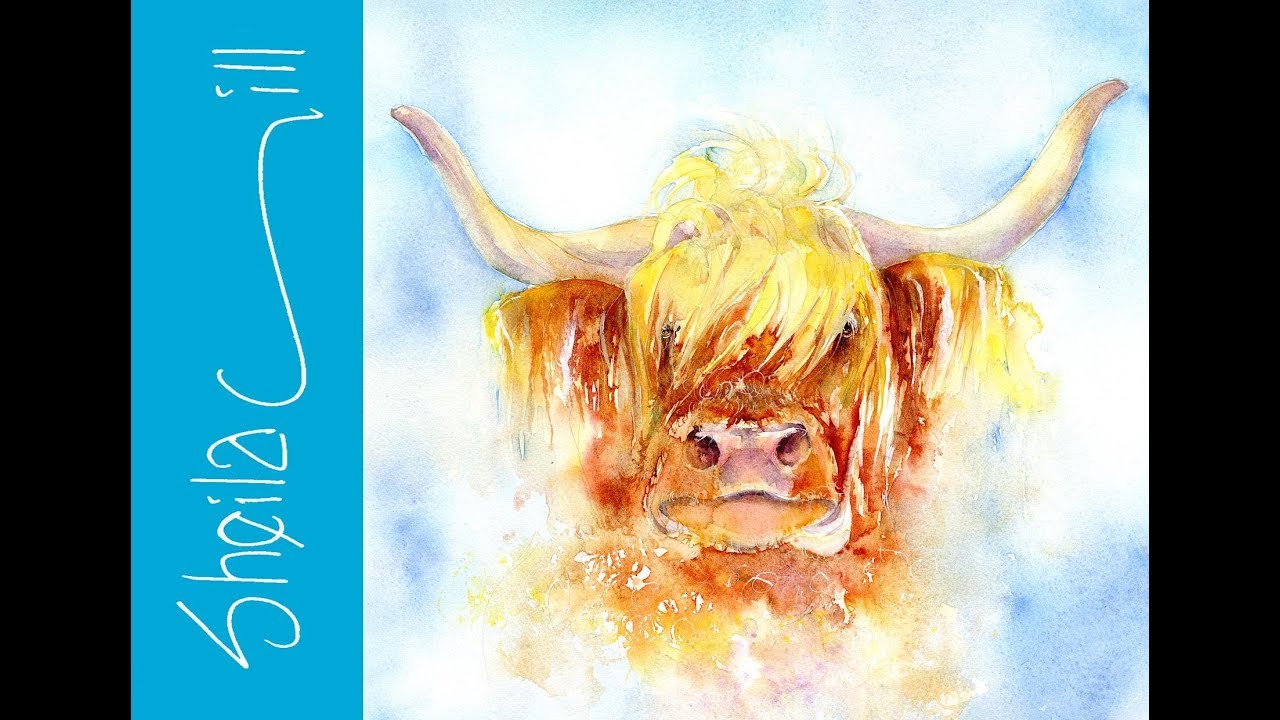 My Favorite Cow Paintings by Sheila Gill - YouTube