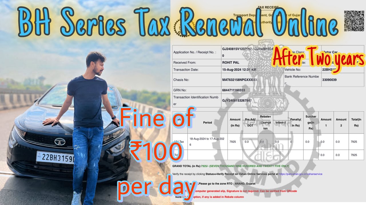 BH Series RTO Tax Renewal After 2 years Online Process with proof # ...