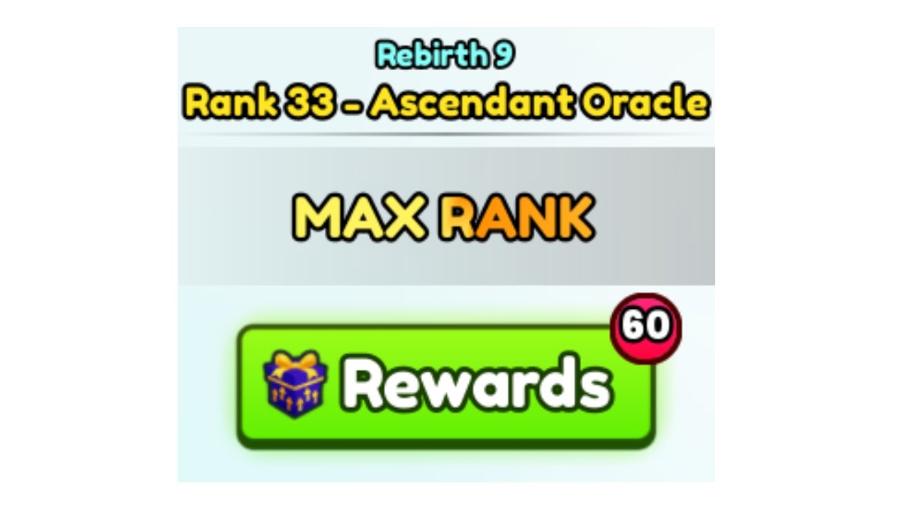 Max Rank Rewards - Pet Simulator 99 - YouTube