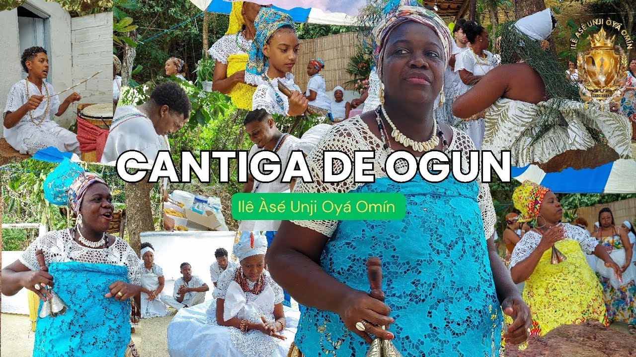 Ilê Àsé Unji Oyá Omín - Início do xirê (cantiga para Ogun) - YouTube
