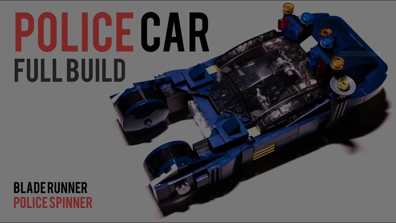 MOC POLICE CAR (BLADE RUNNER SPINNER) BUILD - YouTube