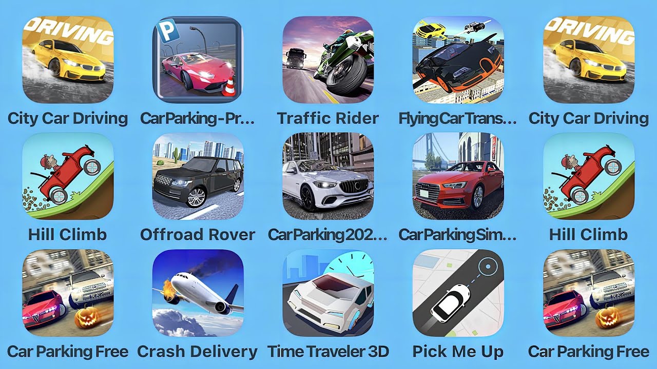 City Car Driving, Car Parking Pro Driver, Traffic Rider, Flying Car ...