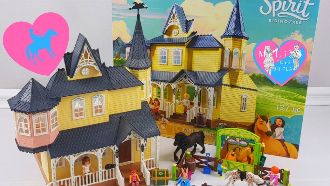 Playmobil Spirit Lucky's House + Horses Set ! Spirit Riding Free ...