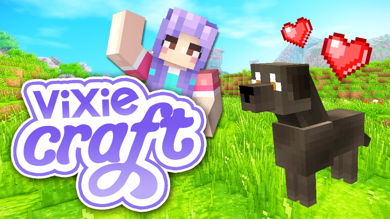 Minecraft: VixieCraft ˖ ° | Part 1 - PUPPY!!! - YouTube