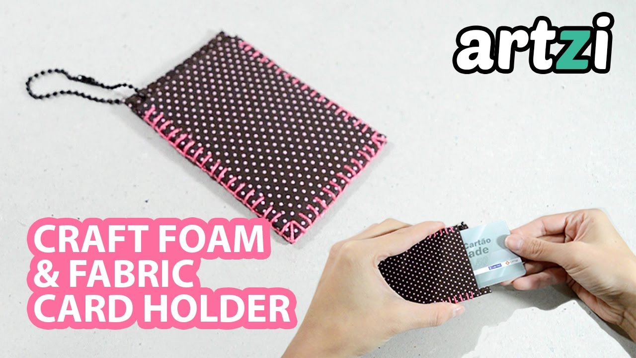 How To Make A Card Holder With Fabric And Craft Foam YouTube how-to-make-a-card-holder-with-fabric-and-craft-foam-youtube
