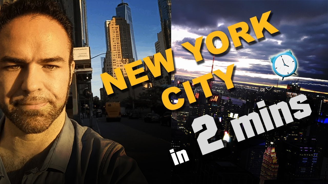 NEW YORK CITY in 2 Minutes !! Amazing views of the City 2022 / 23 - YouTube