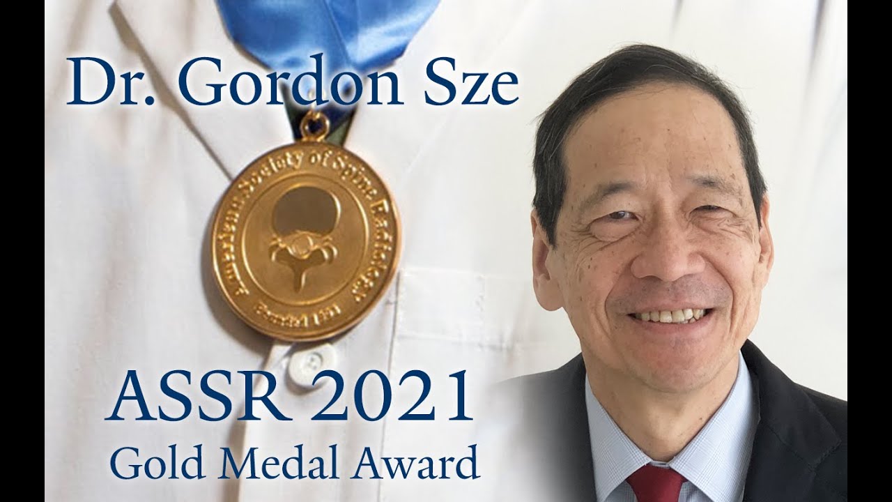 ASSR 2021 Gold Medal Award Presentation, Dr. Gordon Sze. - YouTube