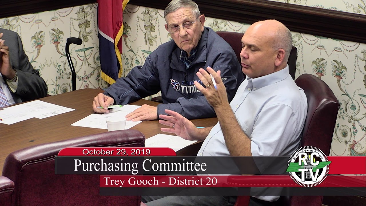 Purchasing Committee - October 29, 2019 - YouTube
