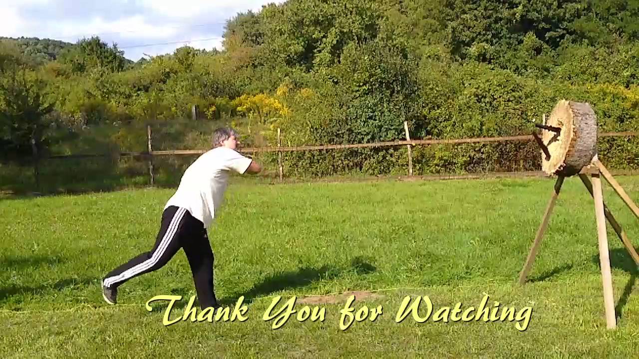 Knife Throwing Test: Jack Dagger Thrower - YouTube