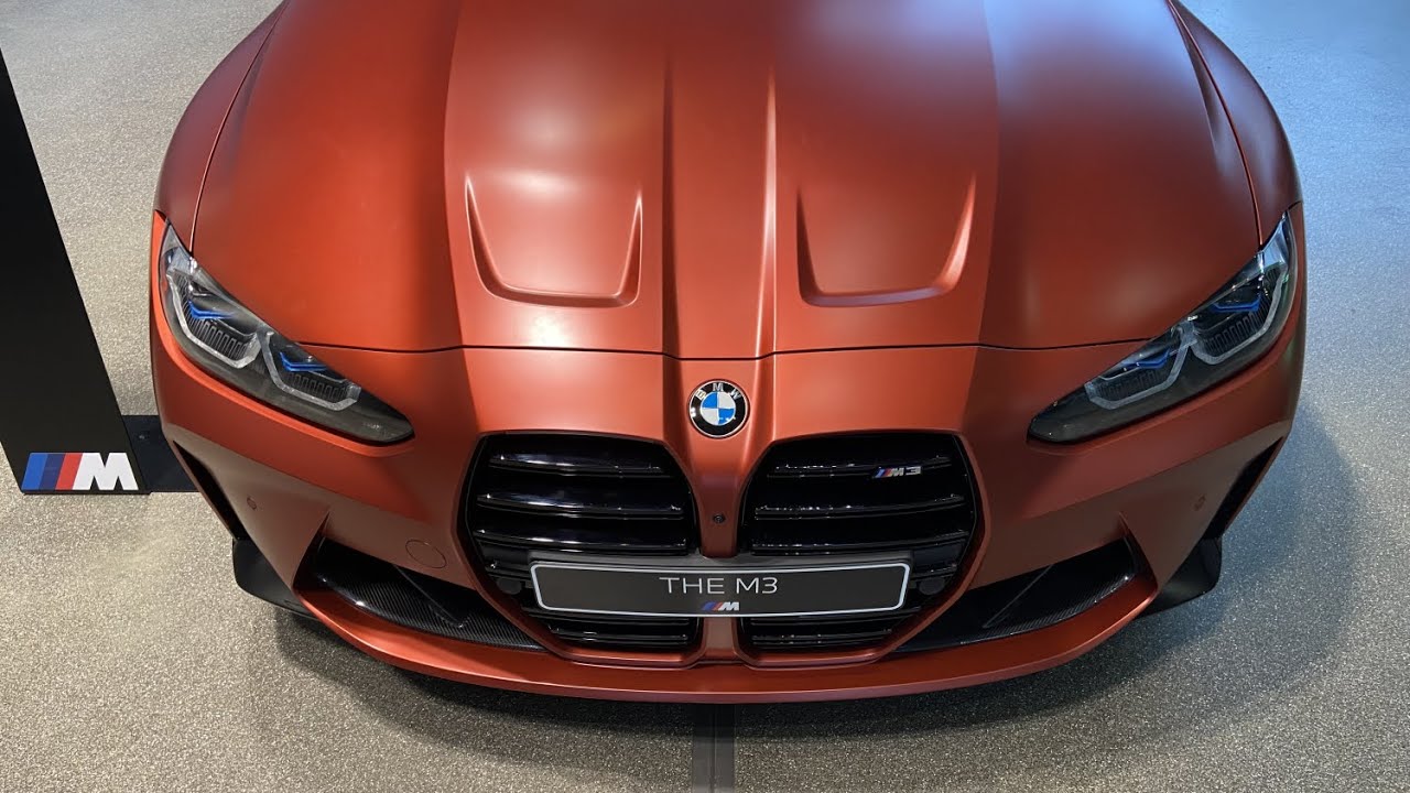2024 BMW M3 G80 Schalter in Frozen Orange Metallic - YouTube