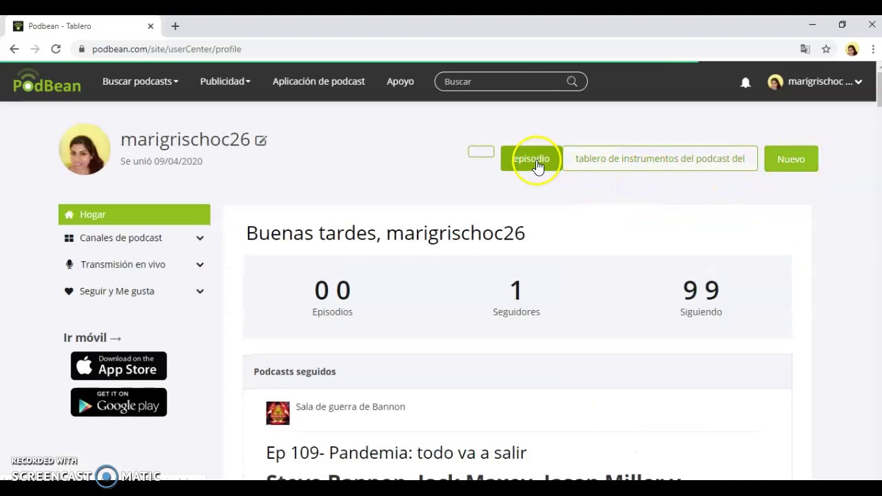 Como Realizar con Podcast en Podbean - YouTube