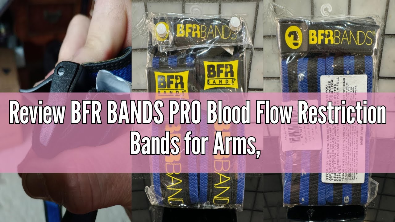 Review BFR BANDS PRO Blood Flow Restriction Bands for Arms, Legs ...