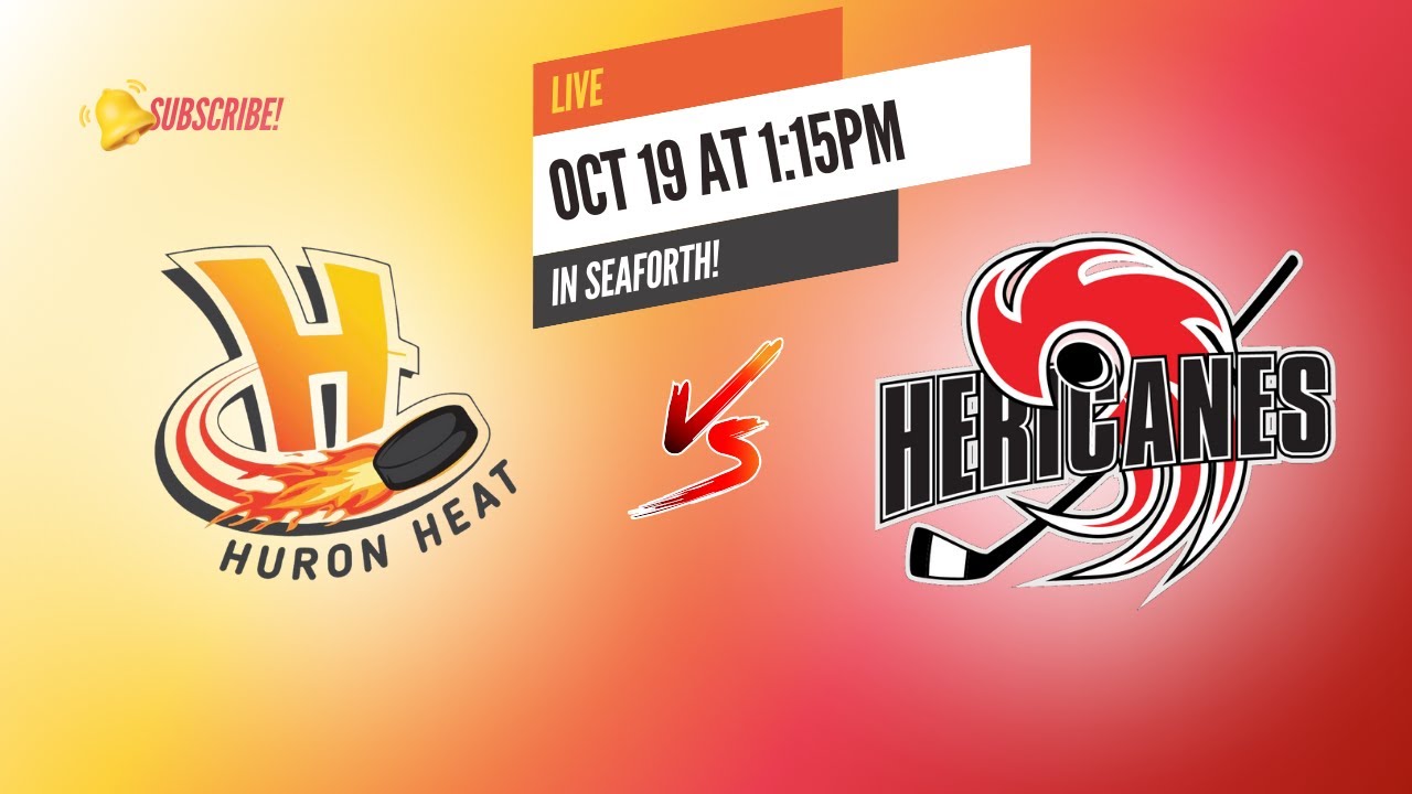 Huron Heat vs Hericanes - Oct 18 at 1:15pm - YouTube