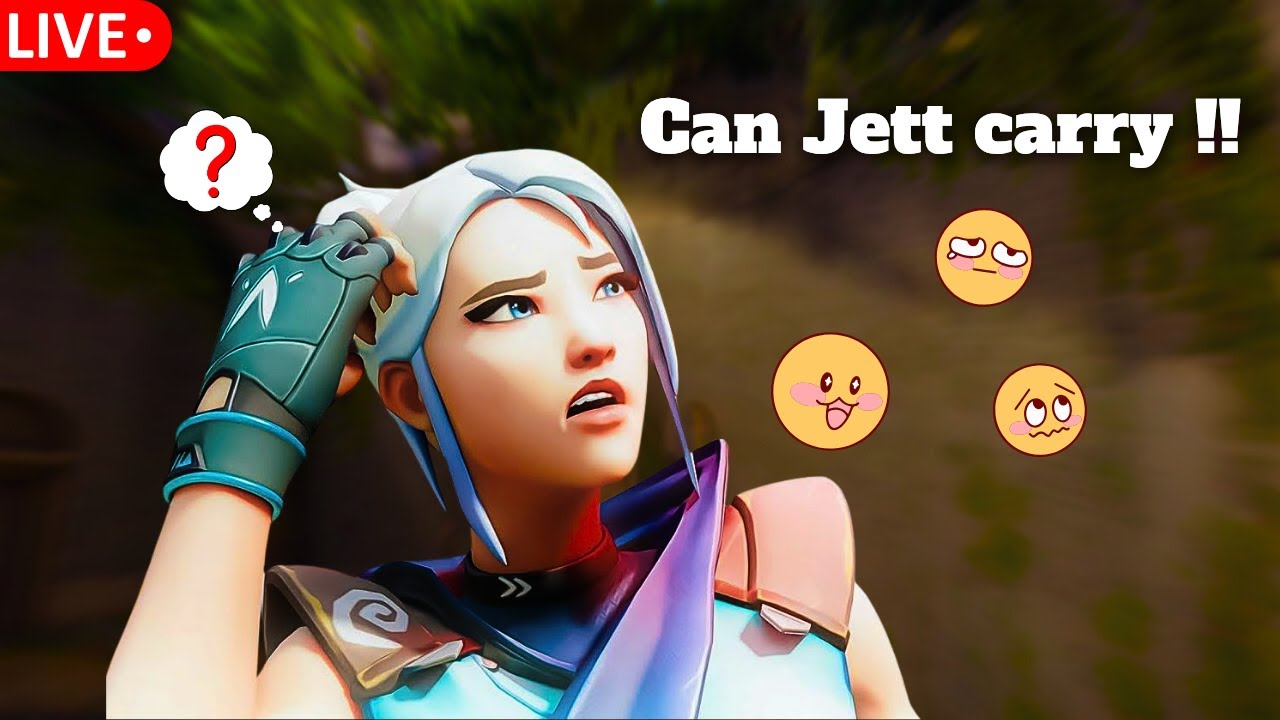 🔥LIVE: Can Jett Carry Tonight? — Flicks, Dashes & Clutches! #valorant # ...