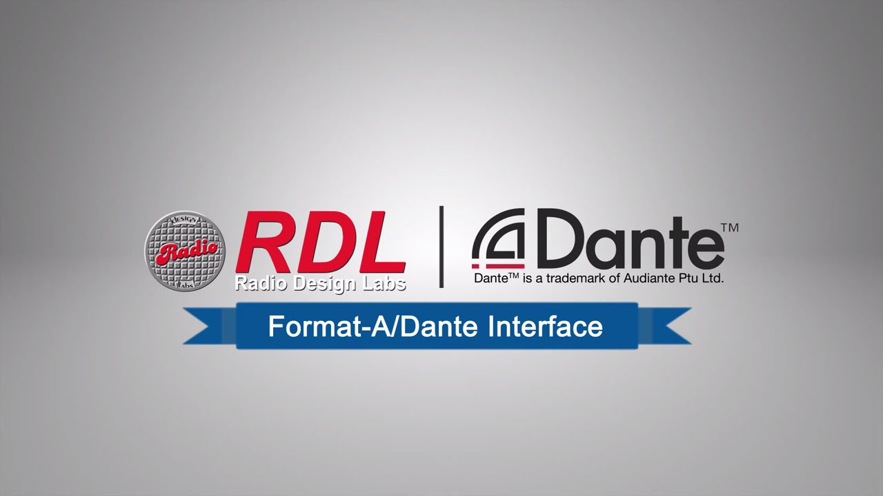 Introduction to RDL Dante / Format-A Networked Audio Products - YouTube