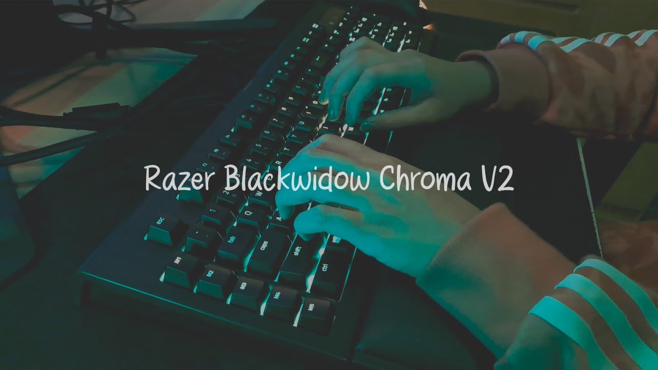 ASMR Razer Blackwidow Chroma V2 Keyboard | Clicky Green Switch (no talking) - YouTube