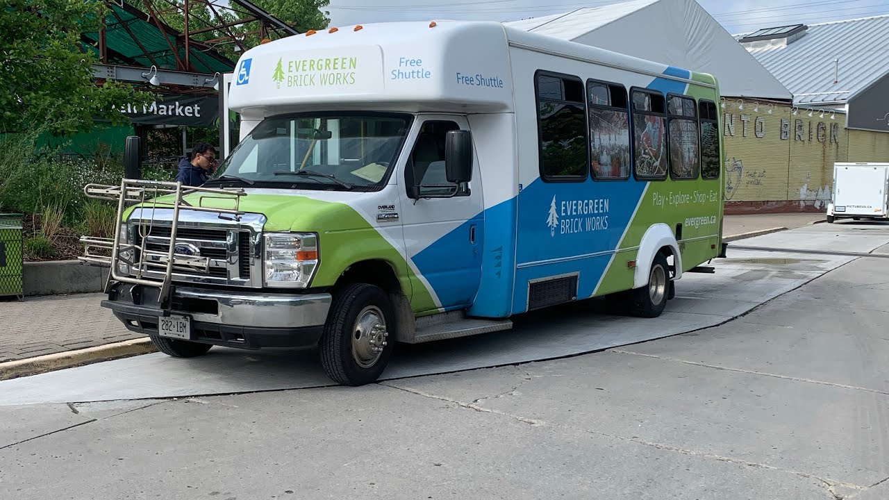 Evergreen Brickworks Shuttle Bus Full Ride Video to TTC Broadview ...