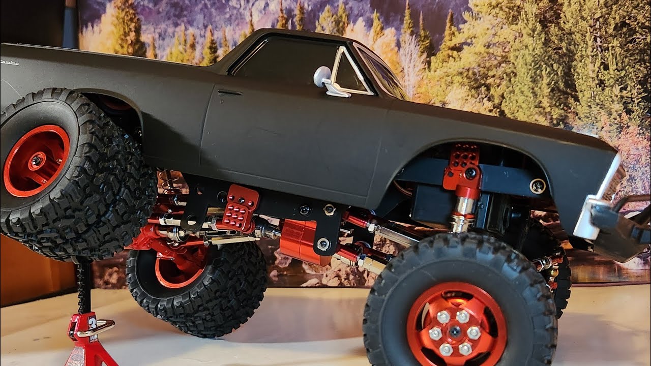 WPL El Camino, MN chassis, c14 suspension, 370 motor, target fast and ...