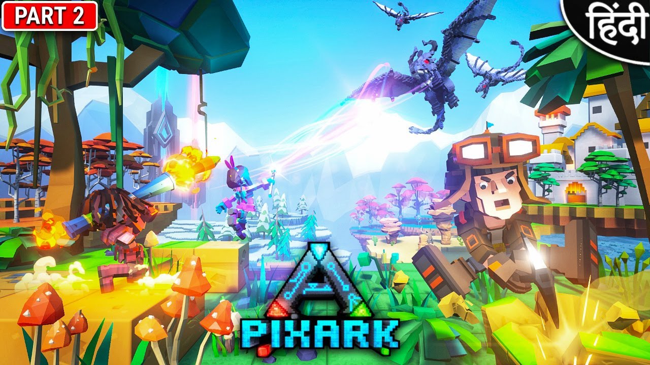 PIXARK : Traying New Survival Game : Can I Survive : Taming Pachy - OP ...