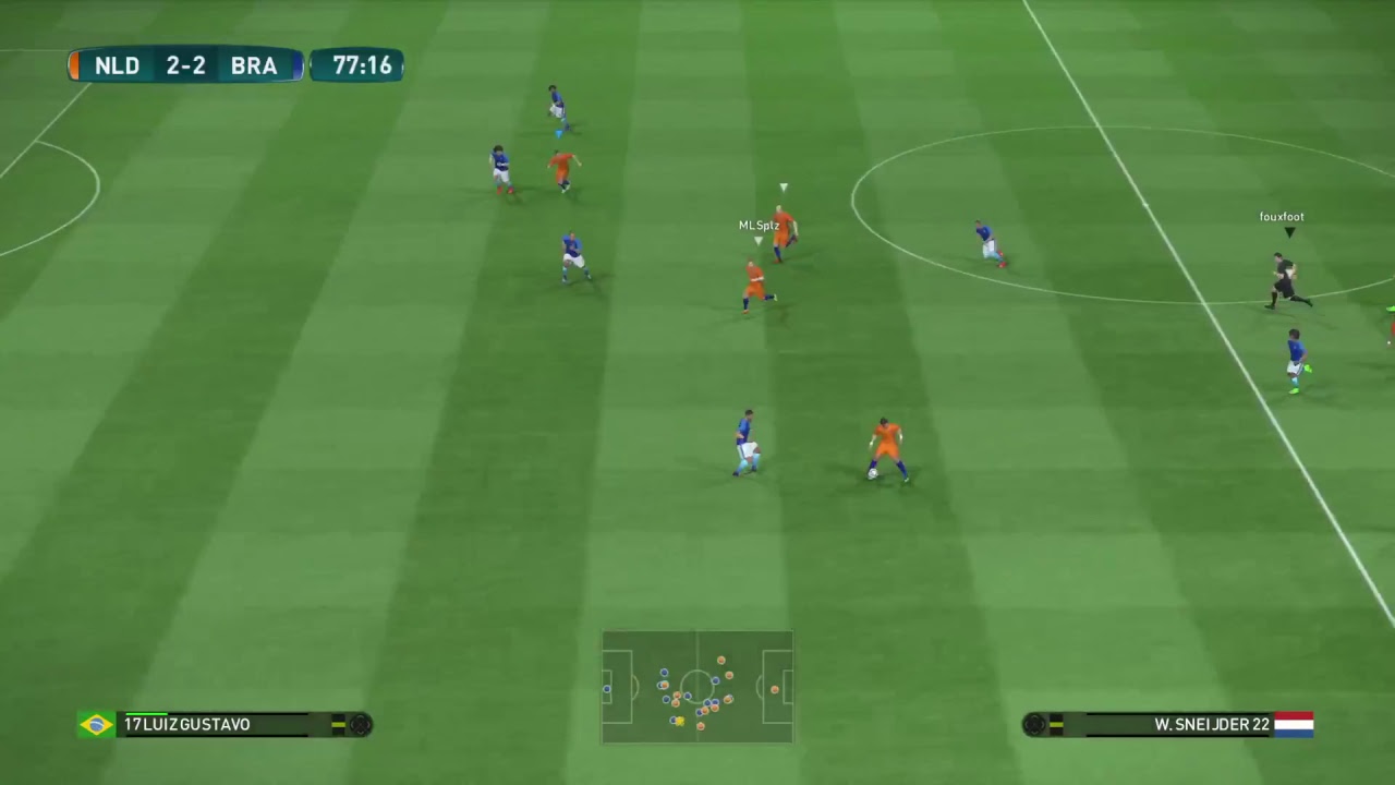 PES 2017 Team play Be a Pro Full Manual Controls | FULL HD | - YouTube