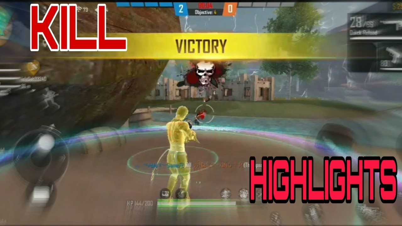 KILL HIGHLIGHTS GAME PALY#/ FREE FIRE - YouTube