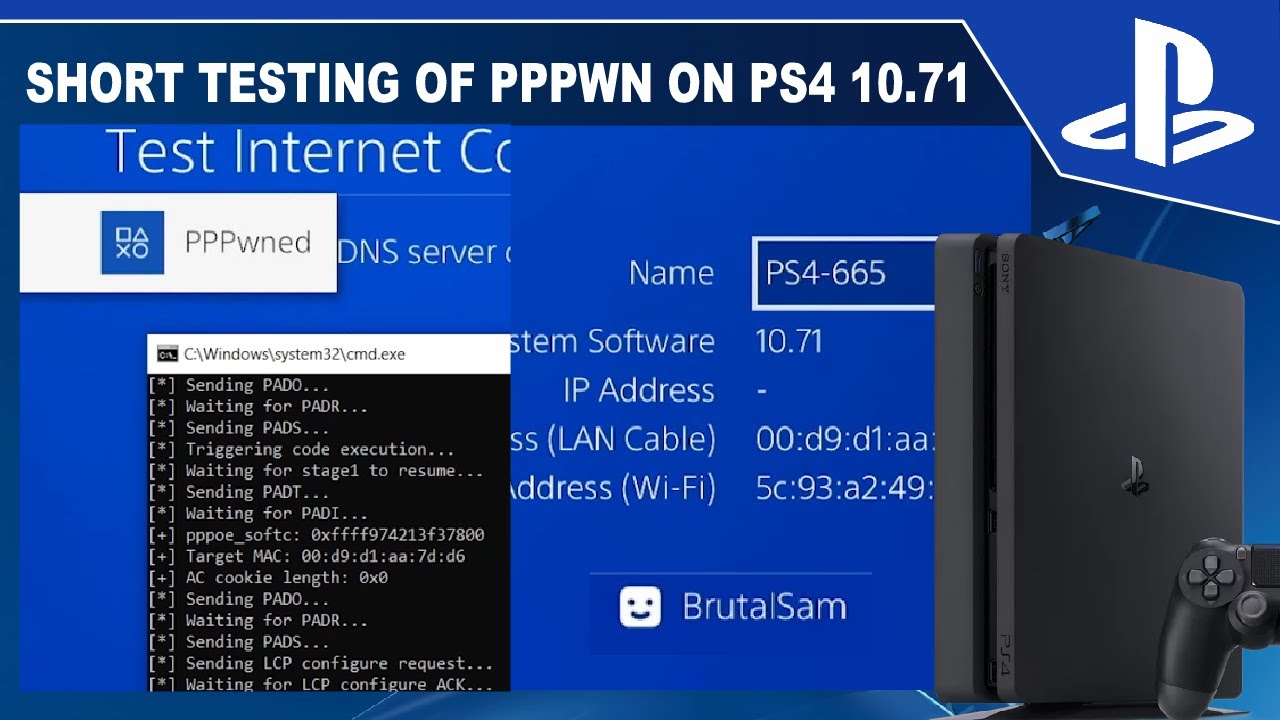 Testing PPPwn on PS4 10.71 - YouTube