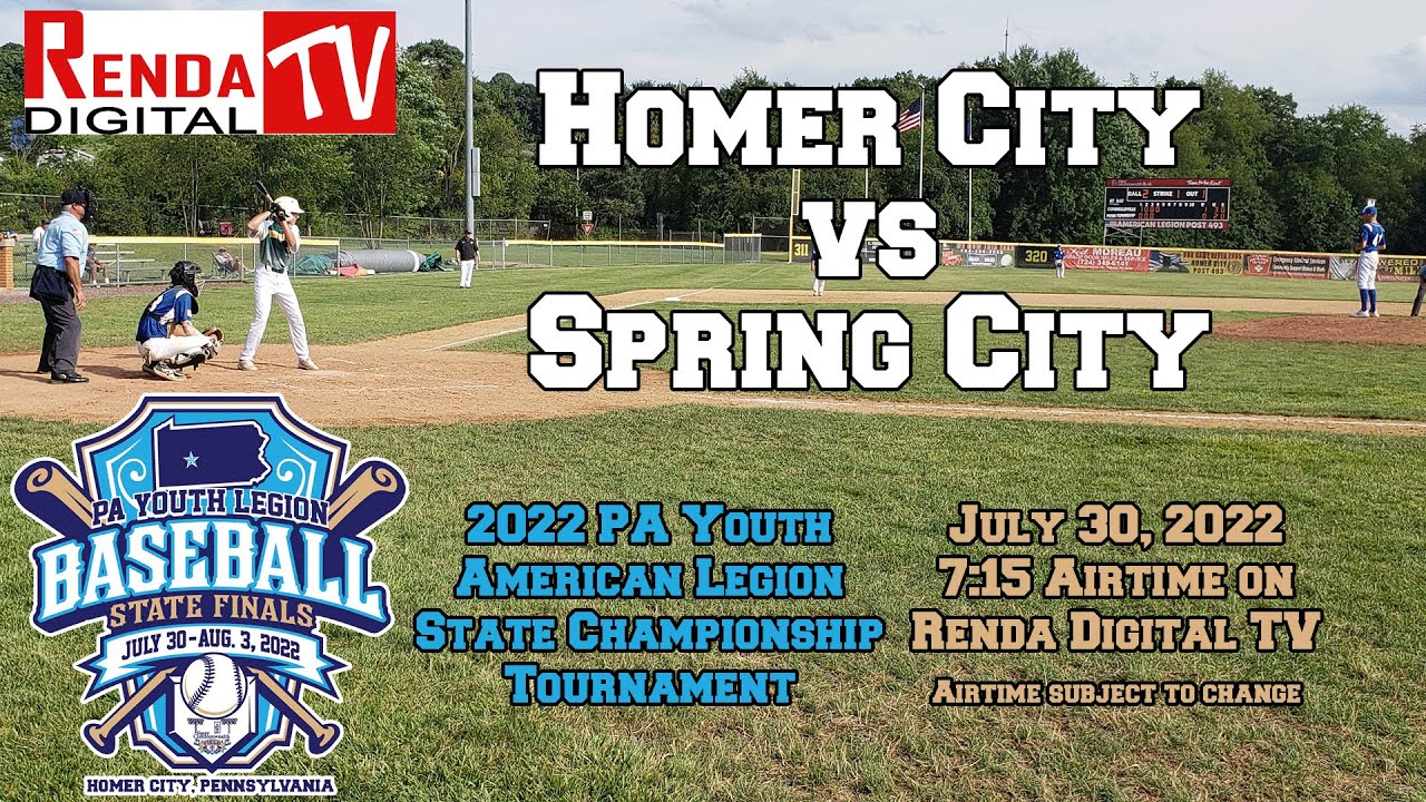 Homer City vs Spring City - 2022 PA Youth American Legion State ...