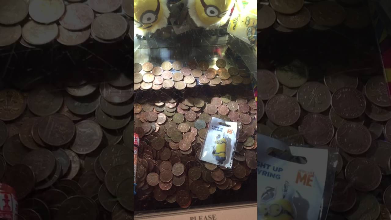 The 2p slot drop arcade game at Codonas Sunset Boulevard at Aberdeen ...